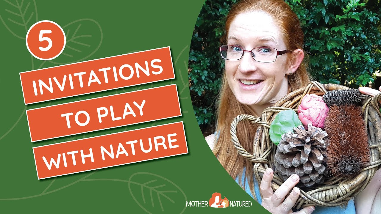 NATURE THEMED INVITATIONS TO PLAY for Kids - YouTube