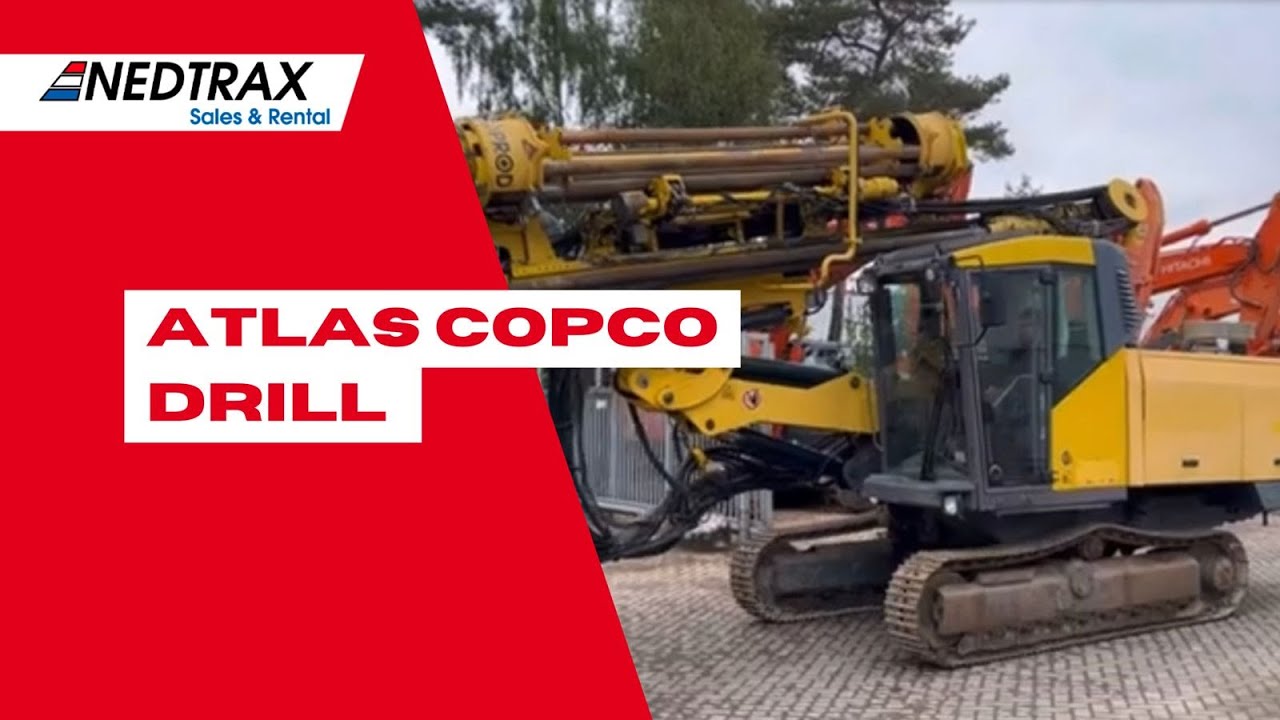 Atlas Copco drill - YouTube