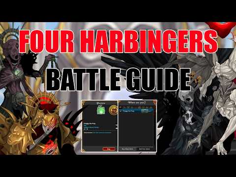 AQW Four Harbingers Battle Guide | Secret Shop (Froggy the Frog) - Merge - Quests