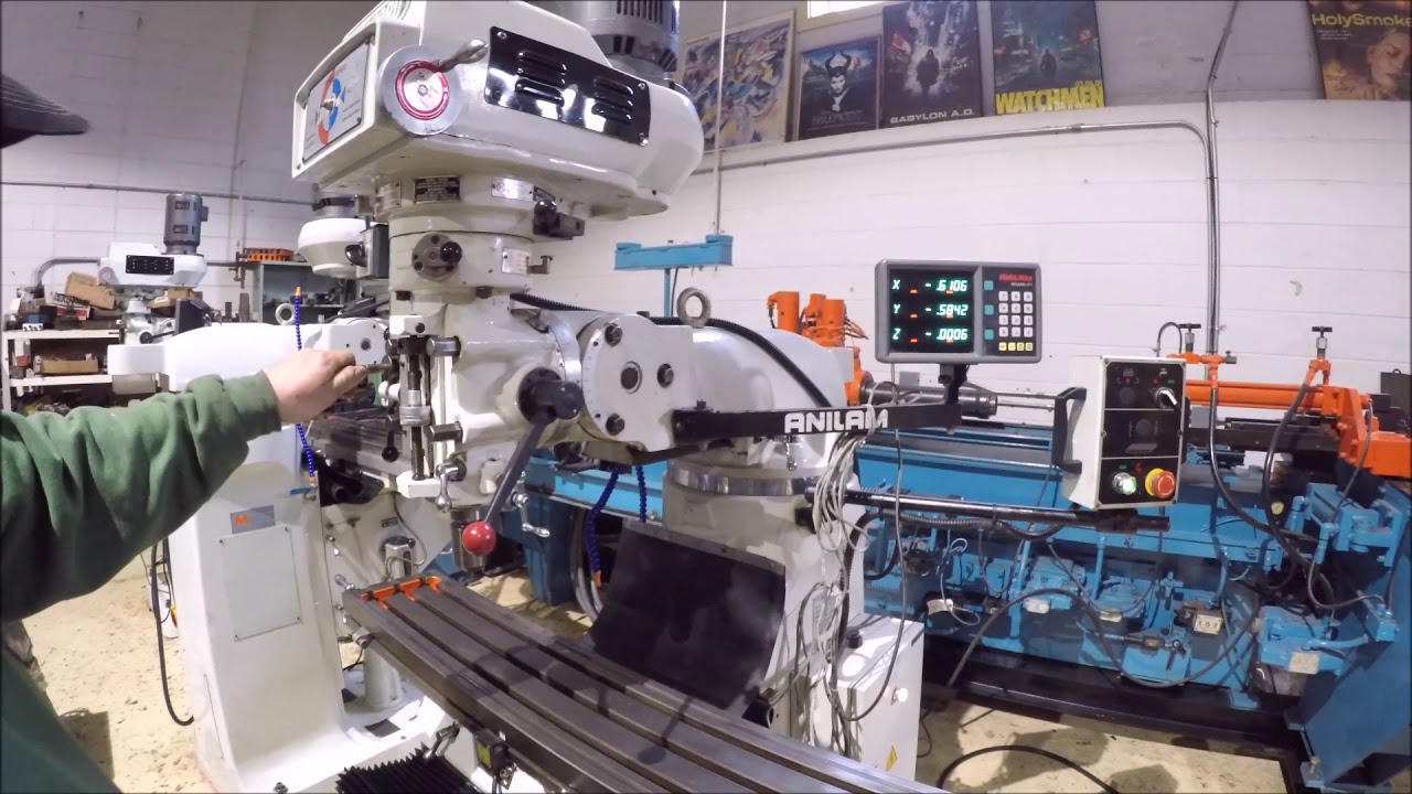 Manford SP 150VSL 9" x 48" Vertical Mill - YouTube