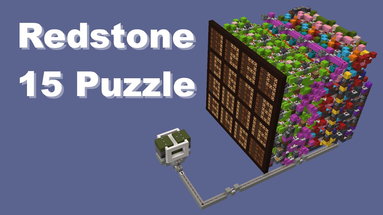 Minecraft: Working Tile Puzzle! (Redstone) - YouTube