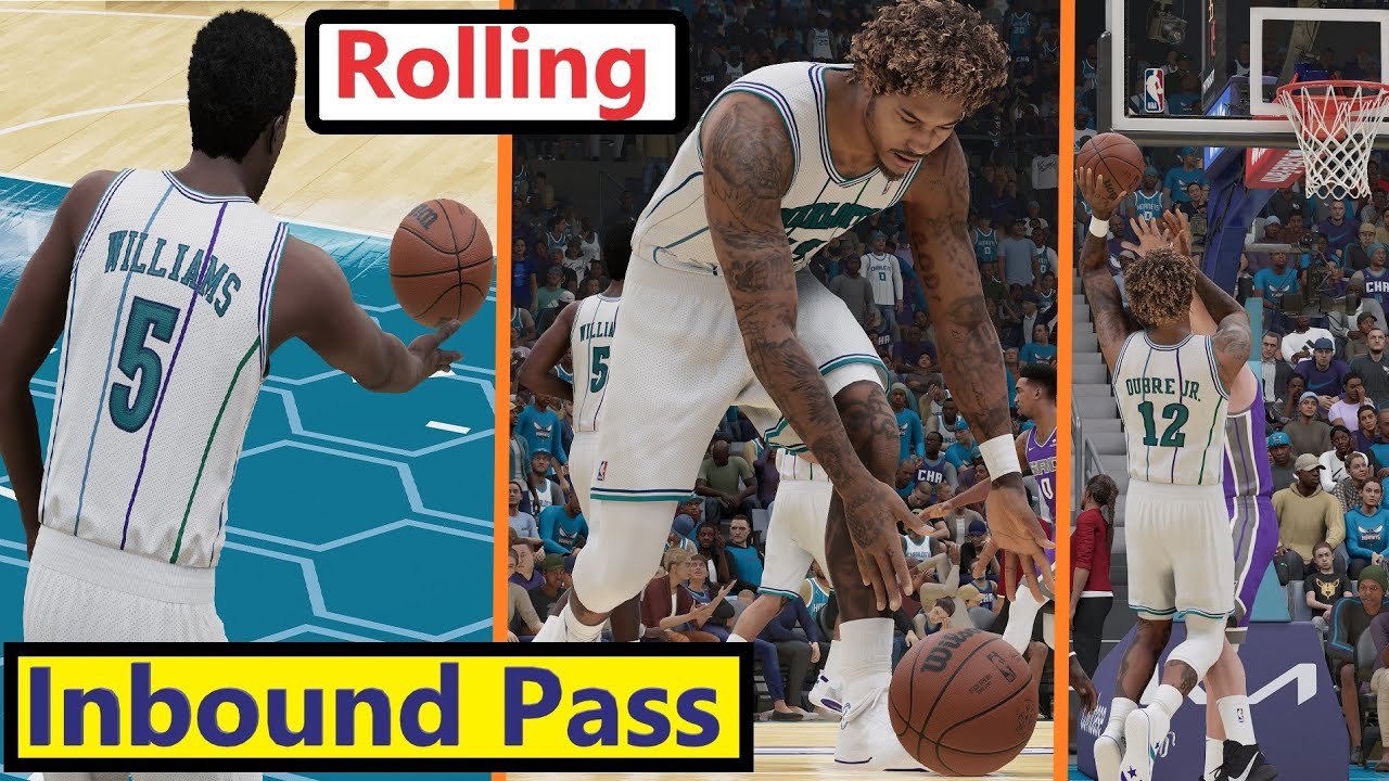 How to roll the ball inbounds 2K23 - YouTube