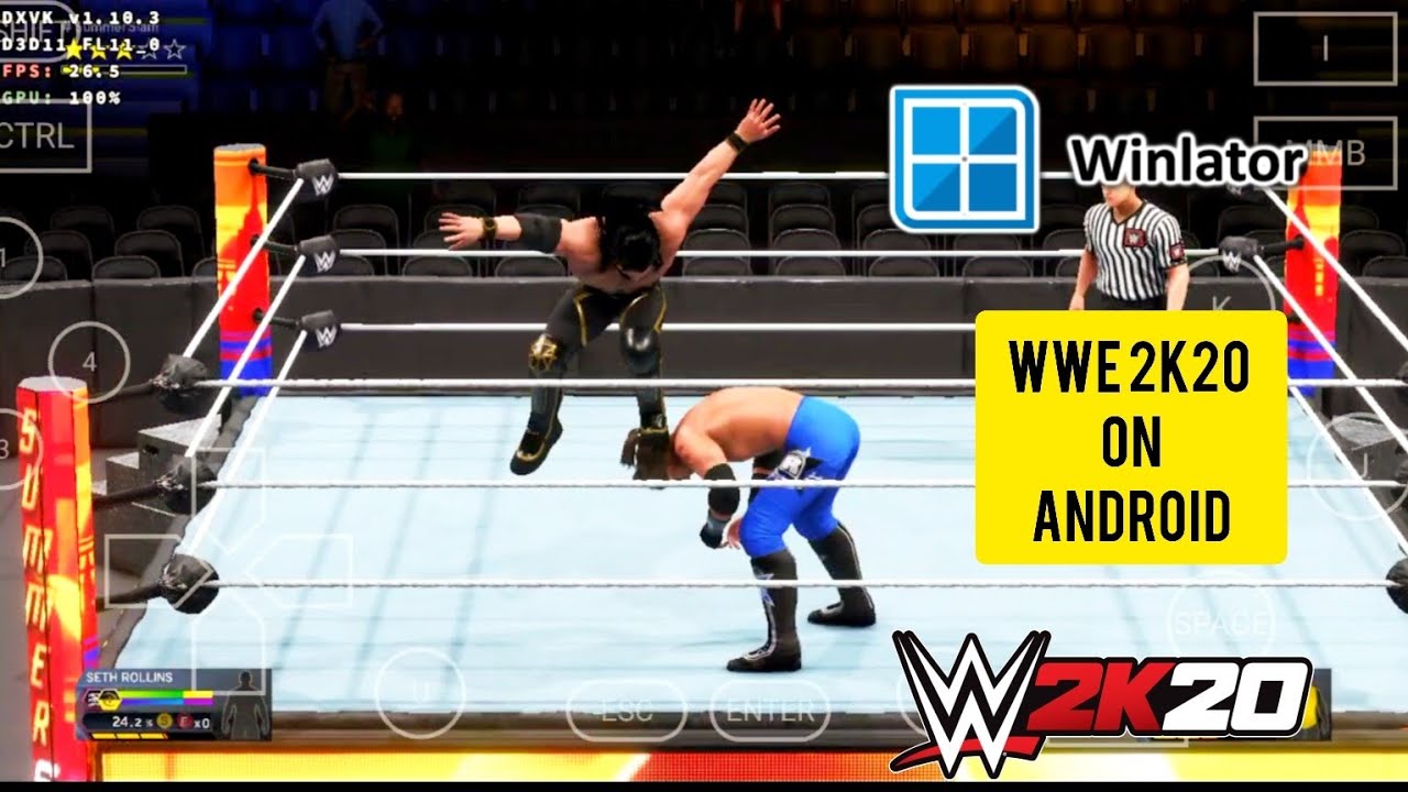 WWE 2K20 Wii Game For winlator 9.0 Emulator On Android Mobile Device ...