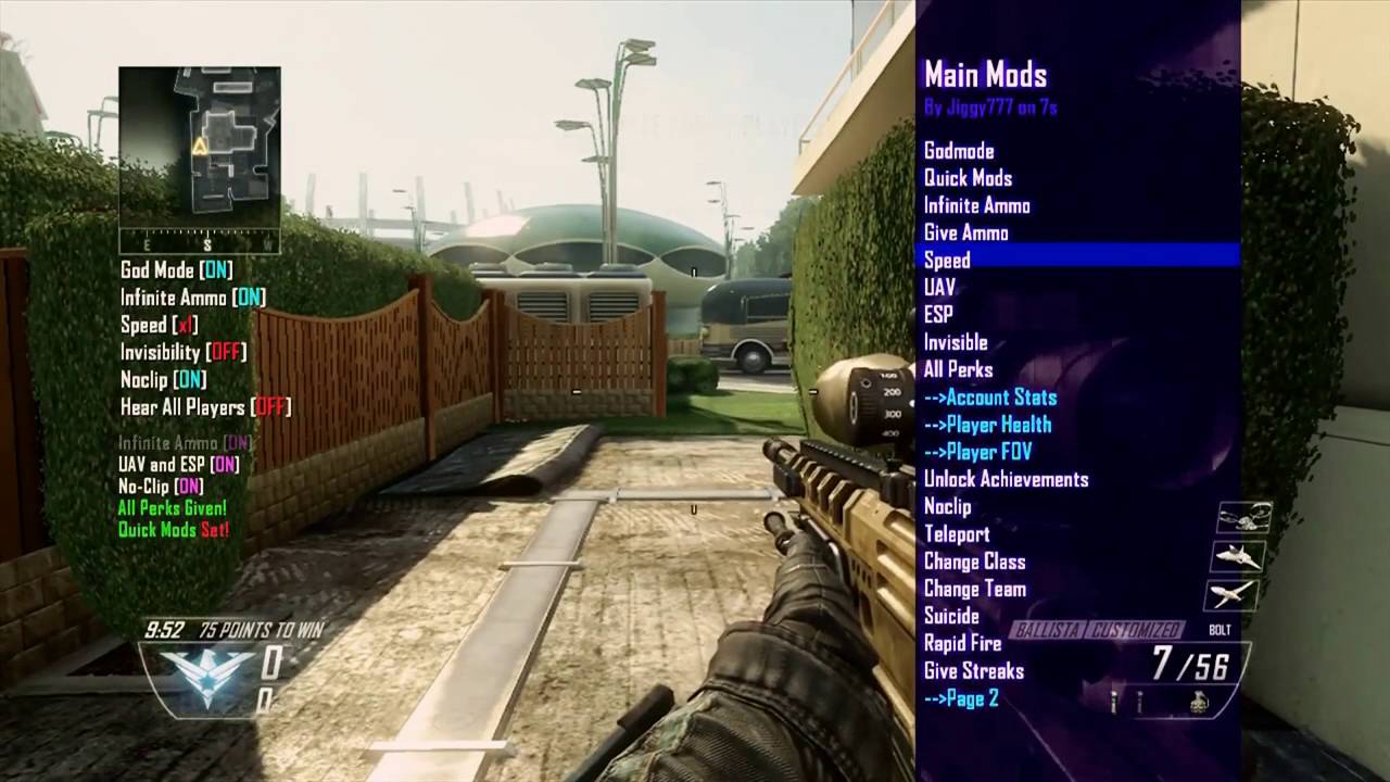 Black Ops 2 - Jiggy v4.2 Mod Menu Review - YouTube