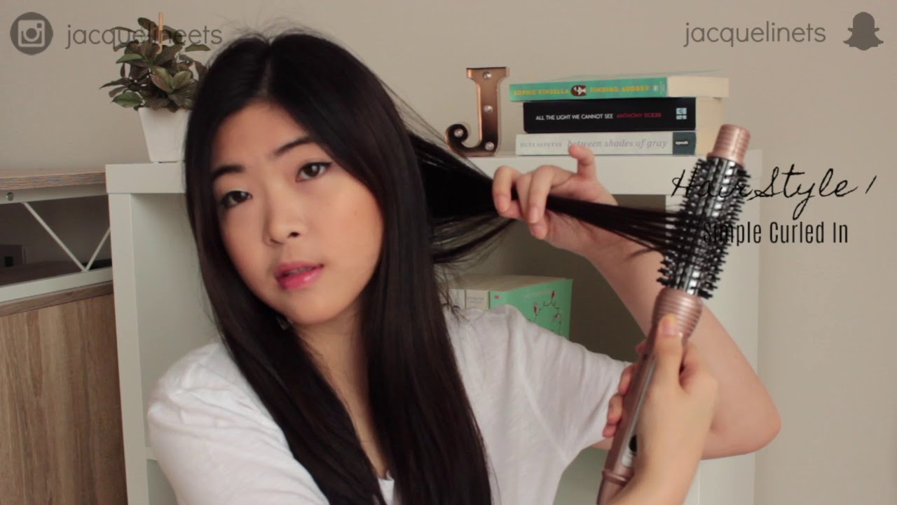 Morning Hair Routine Part 1 Repit Titan Magic Brush 2in1 size 27mm ...