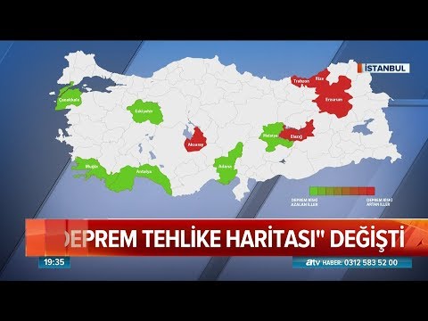 Deprem haritası değişti  - Atv Haber 23 Mart 2019