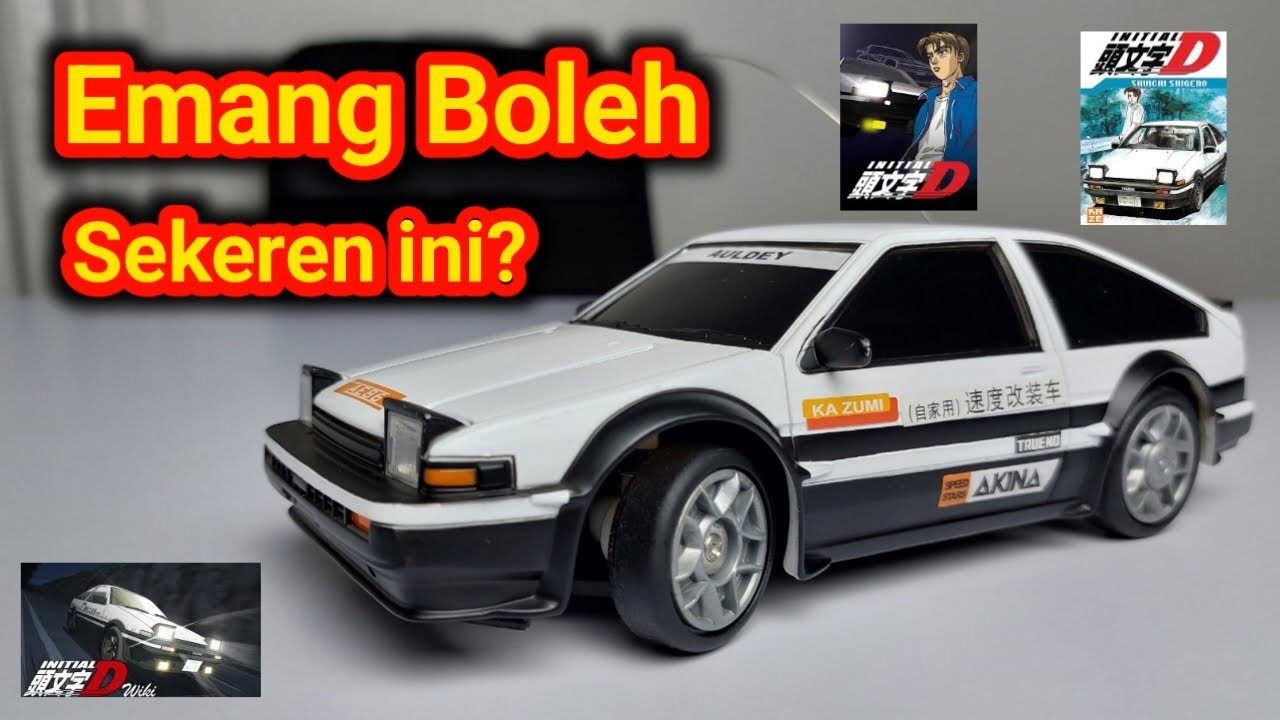 RC DRIFT MURAH Auldey Race Tin Drift Series Toyota AE86 - YouTube