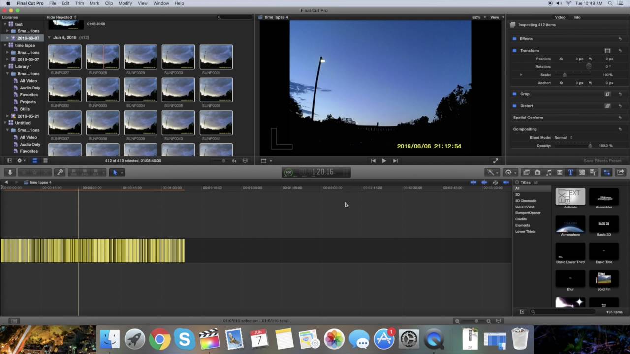 how-to-make-a-timelapse-video-in-final-cut-pro-x-youtube