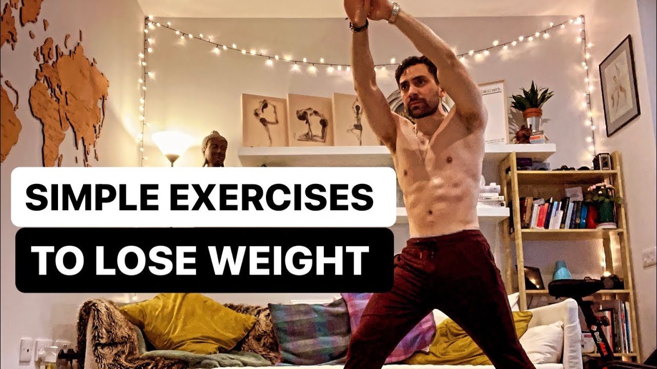 DO THESE Simple Exercises To Lose Weight / No Equipment - YouTube