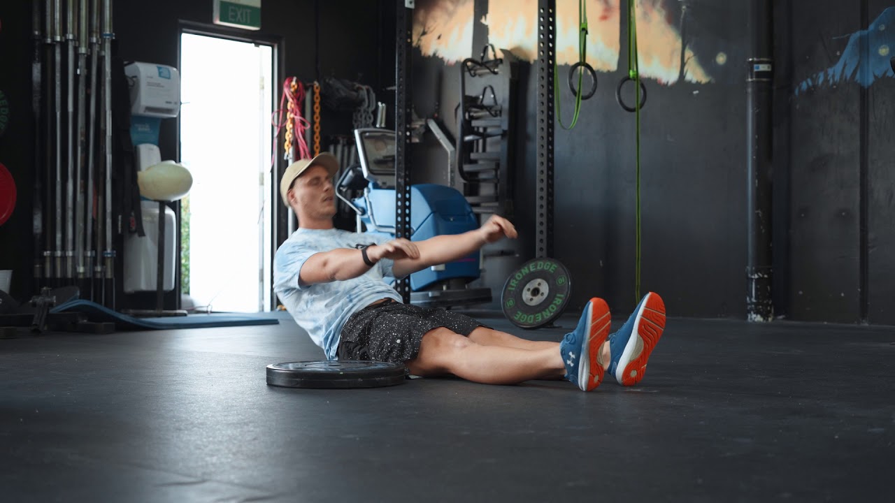 #009 Supine arch to L hold ll Gymnastics - YouTube