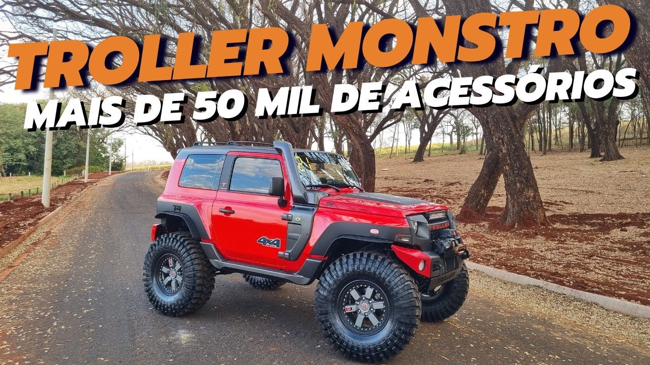 Mais de R$50 mil investidos, se liga neste Troller 2021 automático ...