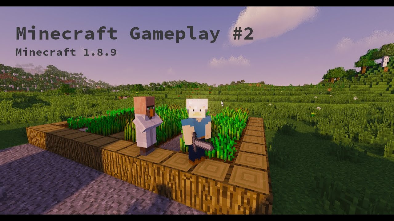 Minecraft 1.8.9 no commentary gameplay #2 - YouTube
