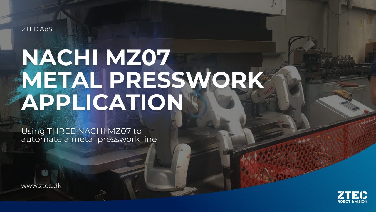 Metal Presswork Application | Nachi MZ07 | ZTEC - YouTube