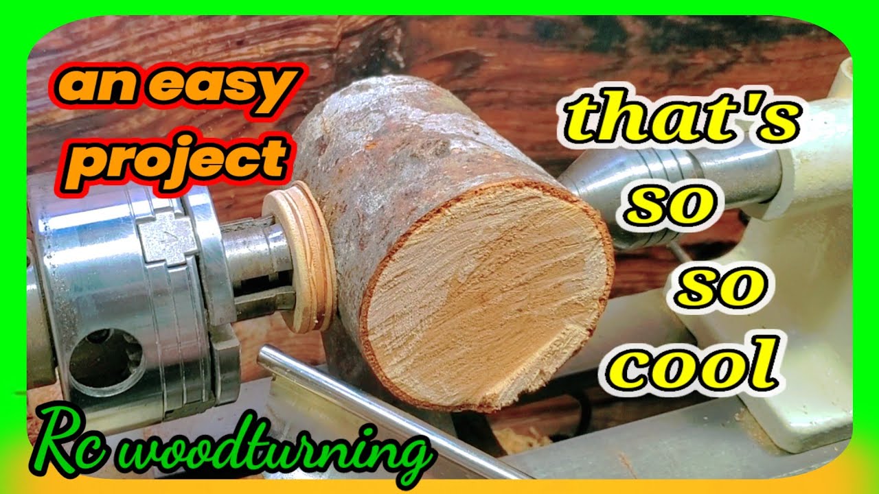 wood turning a super easy project - YouTube