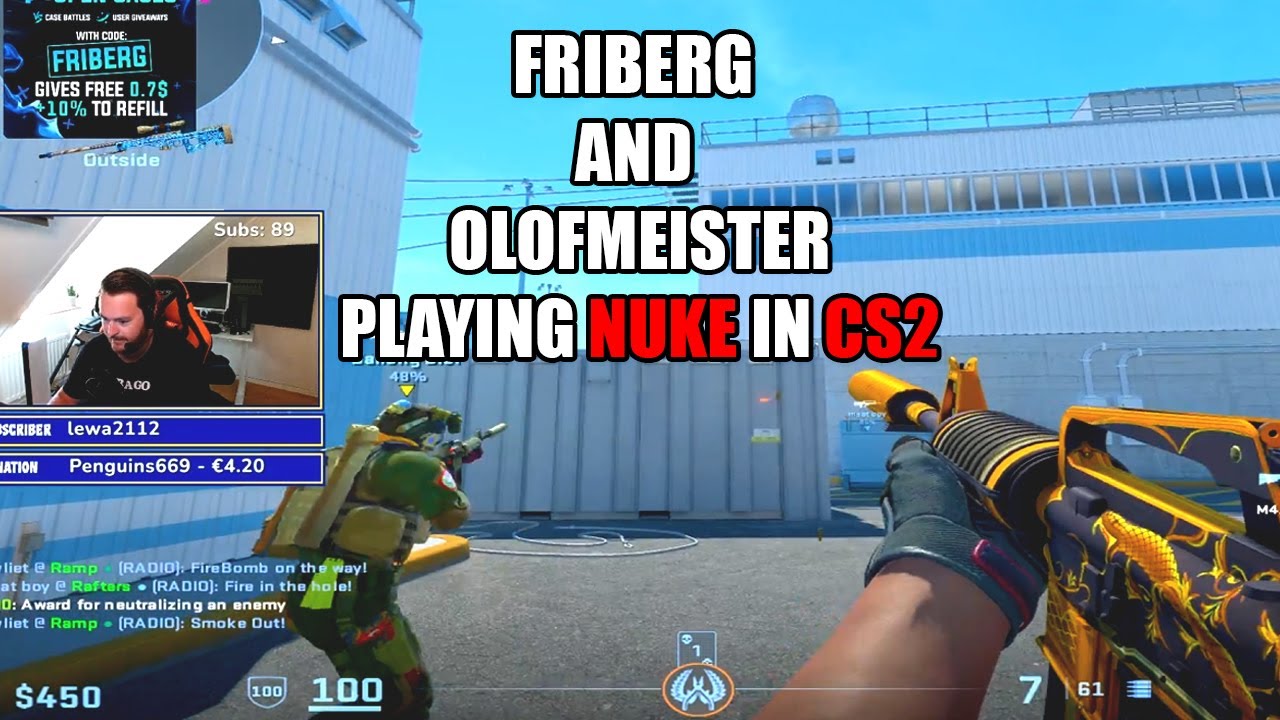 LEGENDS friberg and olofmeister playing NUKE Matchmaking in CS2 - YouTube