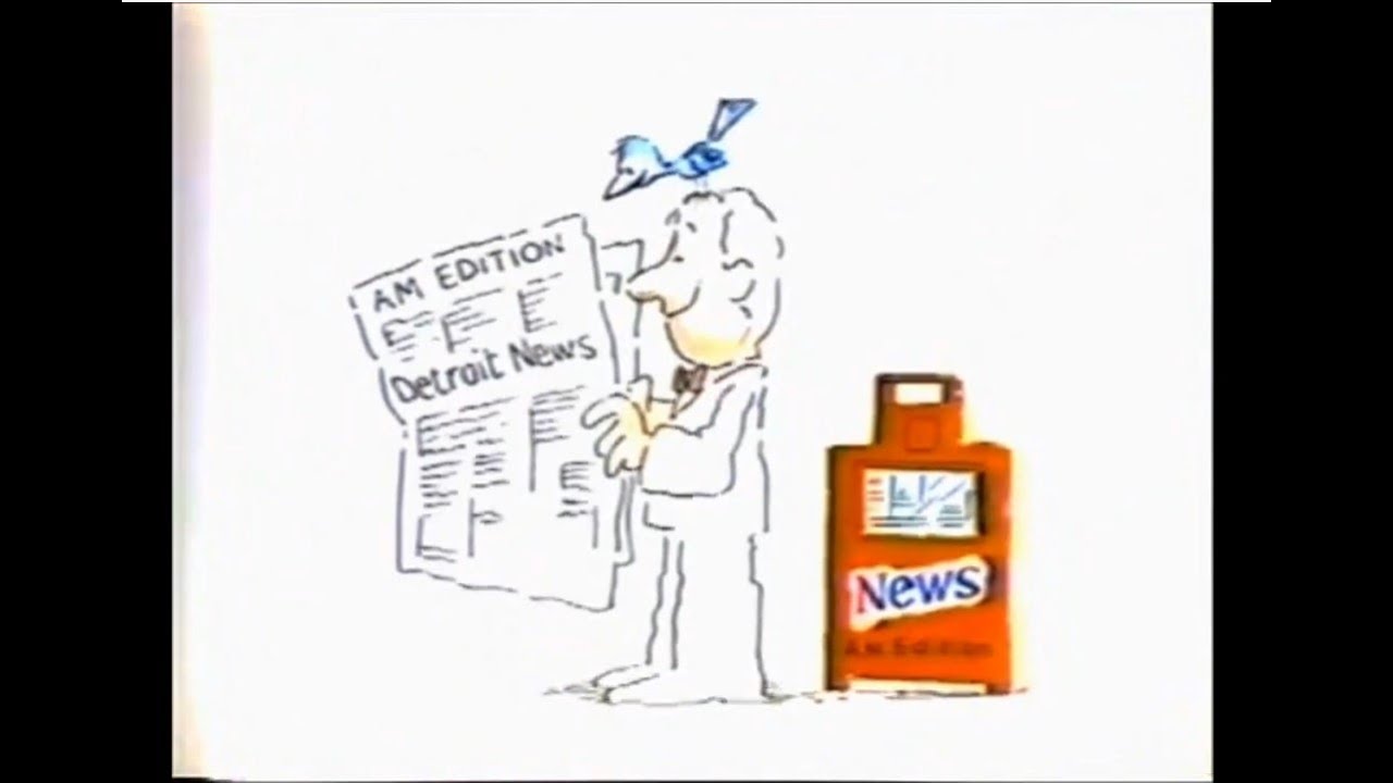 Detroit News Animated Commercial (1978) - YouTube