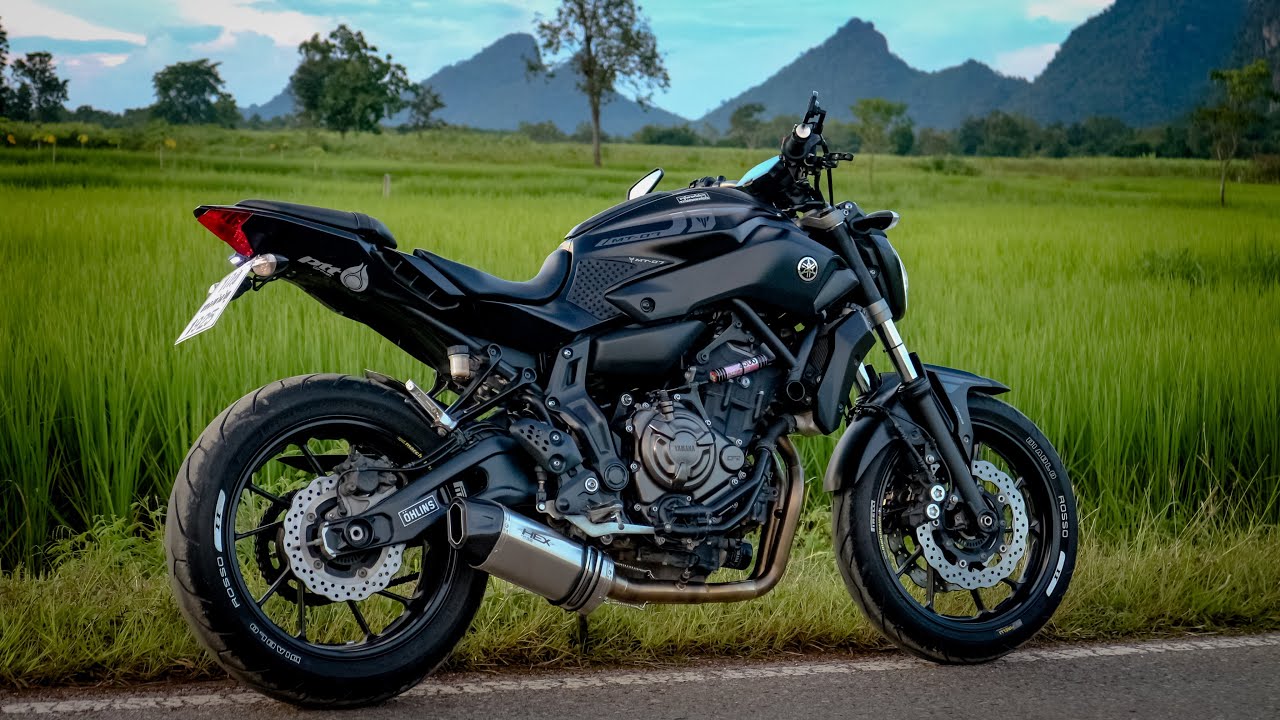 Mt07 ท่อ Full PR2 HEX 18” - YouTube