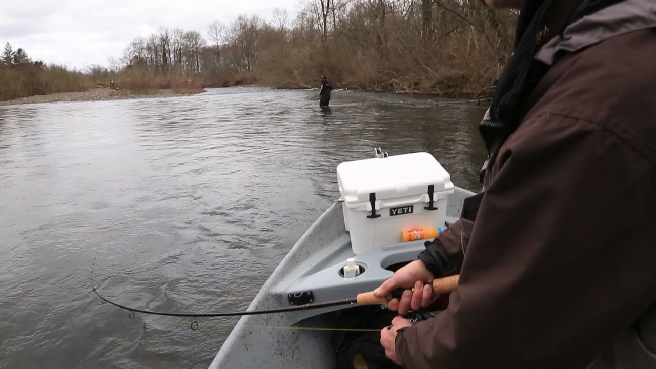Trask River, Oregon Winter Steelhead Fishing - YouTube