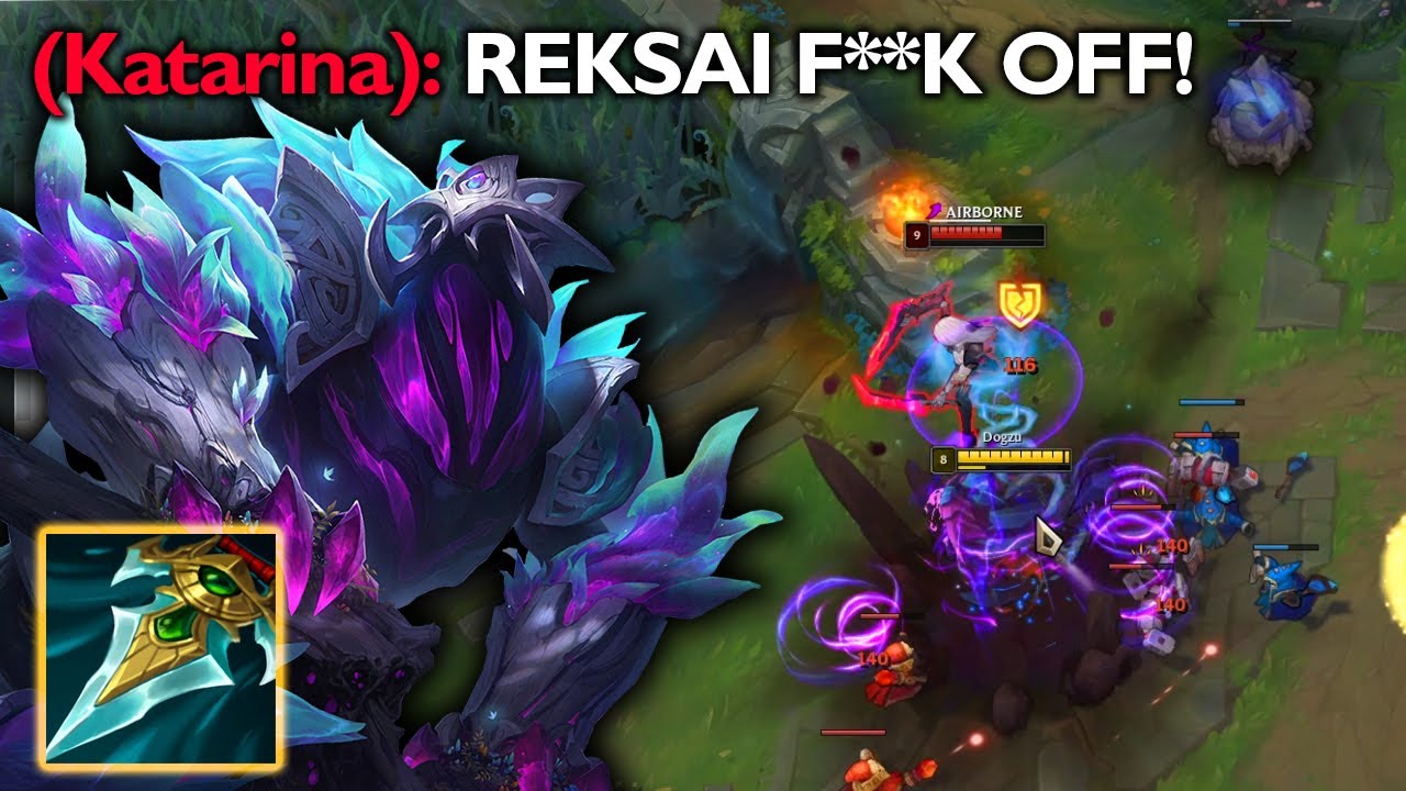 EARLY GAME REK'SAI IS THE MOST BROKEN JUNGLER IN THE GAME! - YouTube