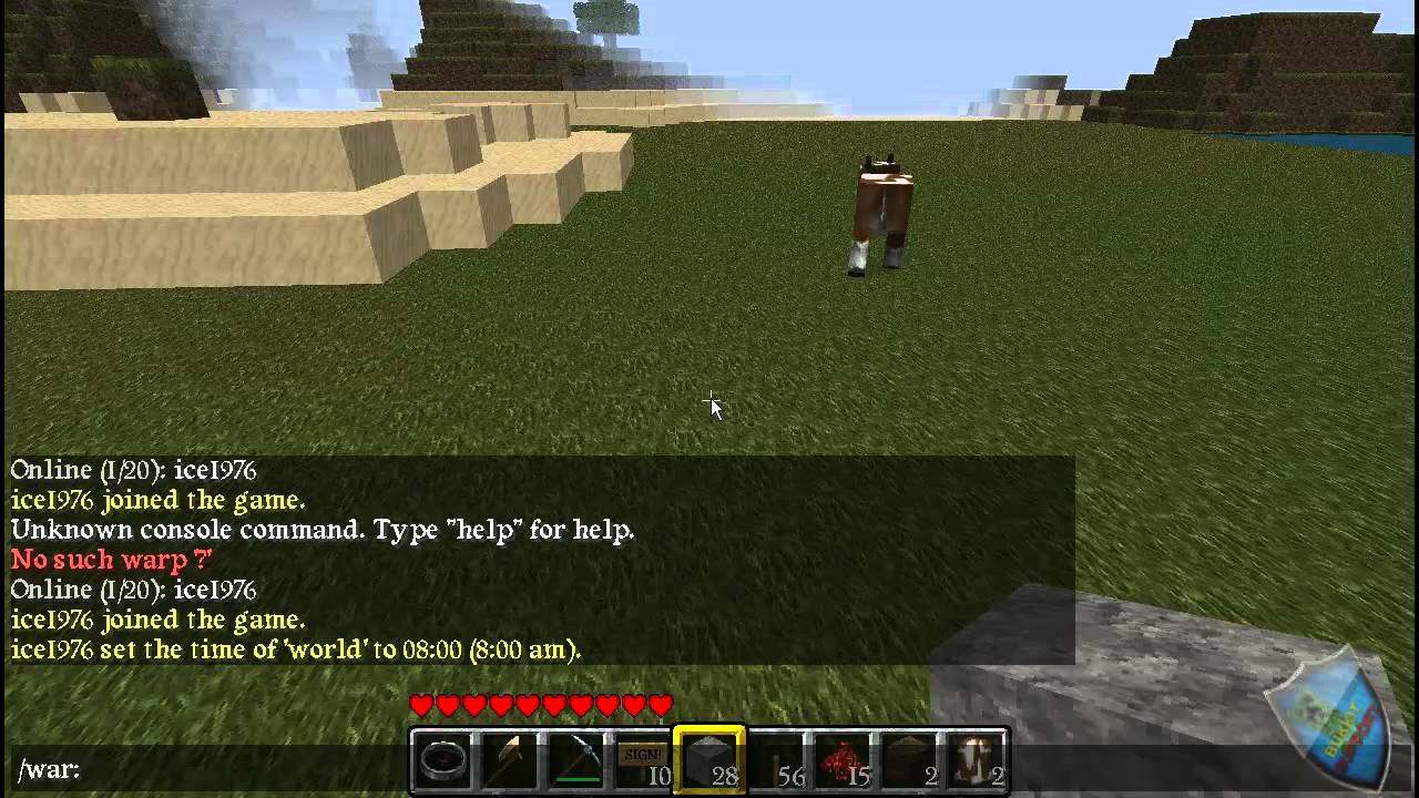 Minecraft bukkit server 1.7.3 Tutorial Plugin My Warp by BukkitSupport - YouTube
