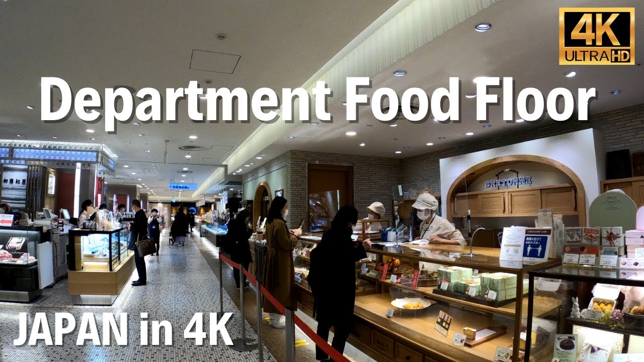 Food Floor in Department Store. Tokyo | Walk Japan 2021[4K] - YouTube