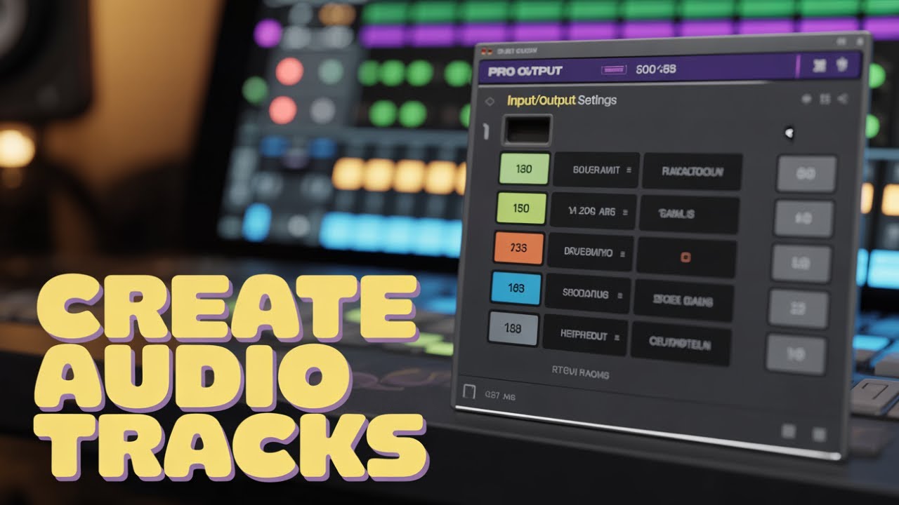 Pro Tools Explained | How To Create Tracks and Route Audio - YouTube