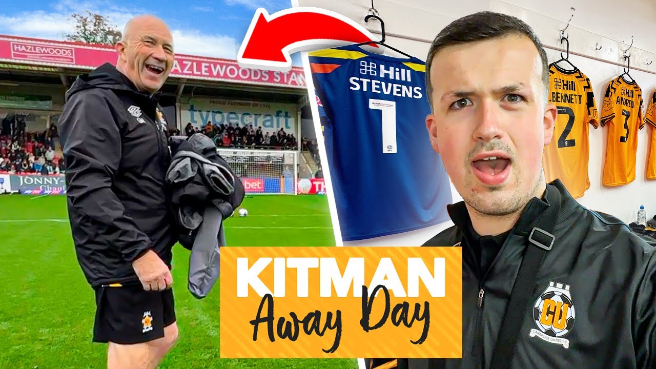 I Became a Football Club's KITMAN For 24 Hours... - YouTube