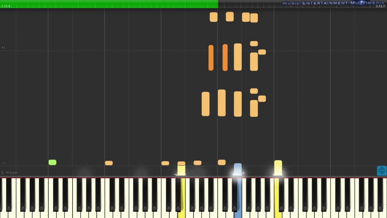 Keyboard / Piano Tutorial | Rudolph, the red-nosed reindeer - YouTube