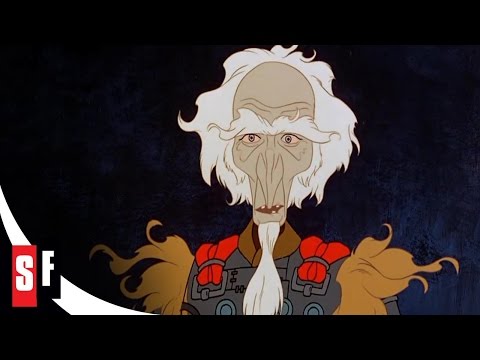 The Last Unicorn (5/5) King Haggard Demands to Know Who Amalthea Really Is (1982) HD