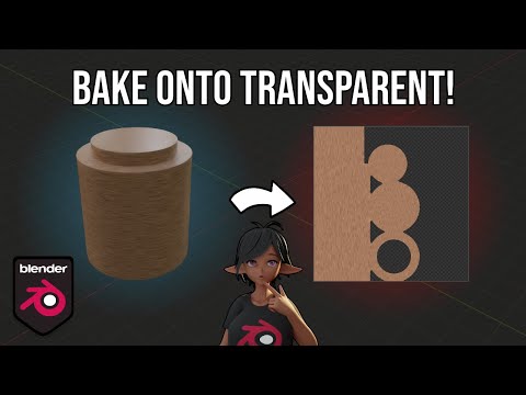 Texture Baking with a Transparent Background in Blender 4.2!