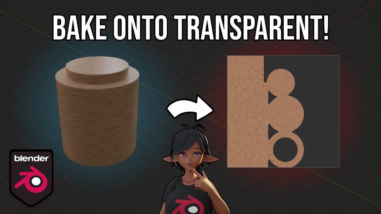 Texture Baking with a Transparent Background in Blender 4.2! - YouTube
