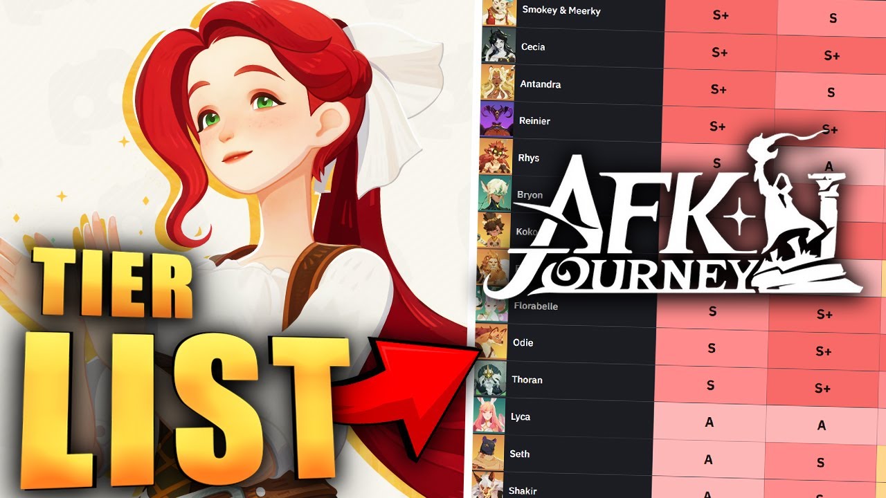 AFK JOURNEY TIER LIST!!! (pve/pvp & all content) - YouTube