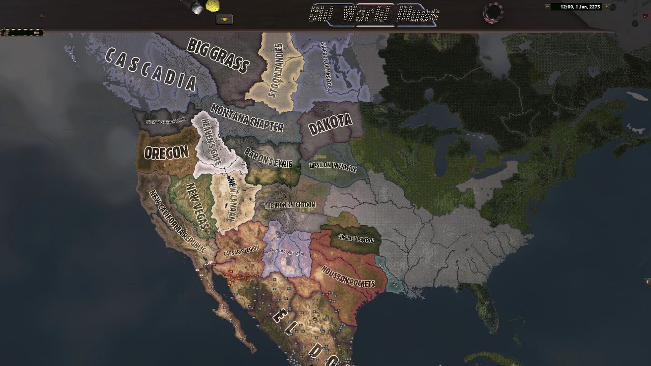 Us states battle royale (fallout mod hoi4) - YouTube