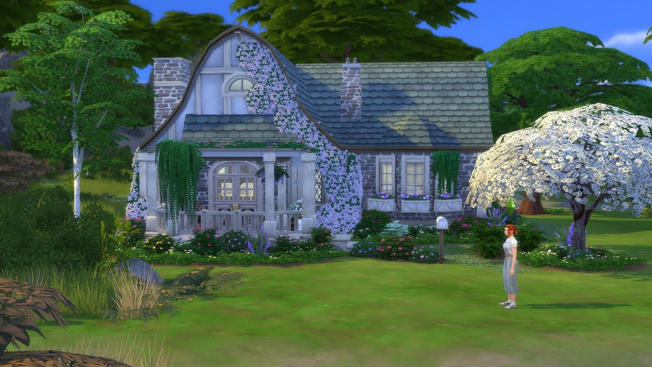 Sims 4 Speed Build: Candlelight Cottage - YouTube