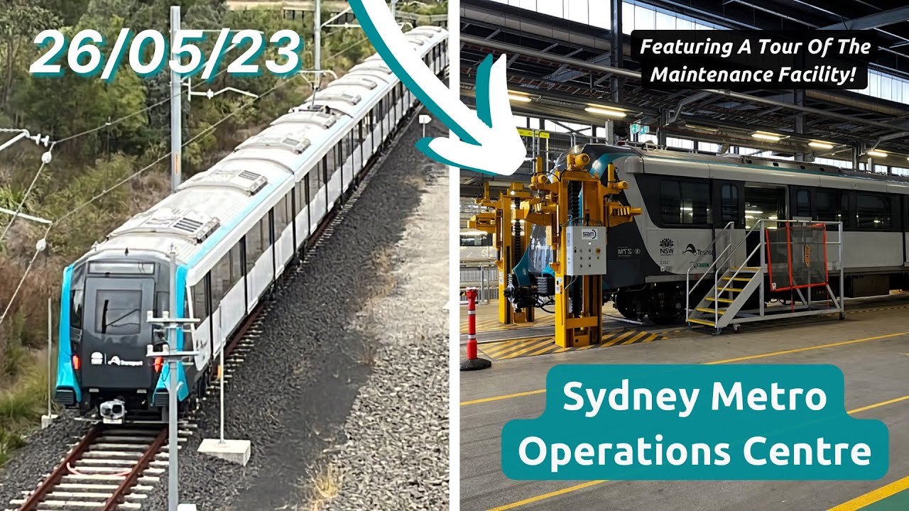 Sydney Metro Operations Centre & A Tour Of The Maintenance Facility ...