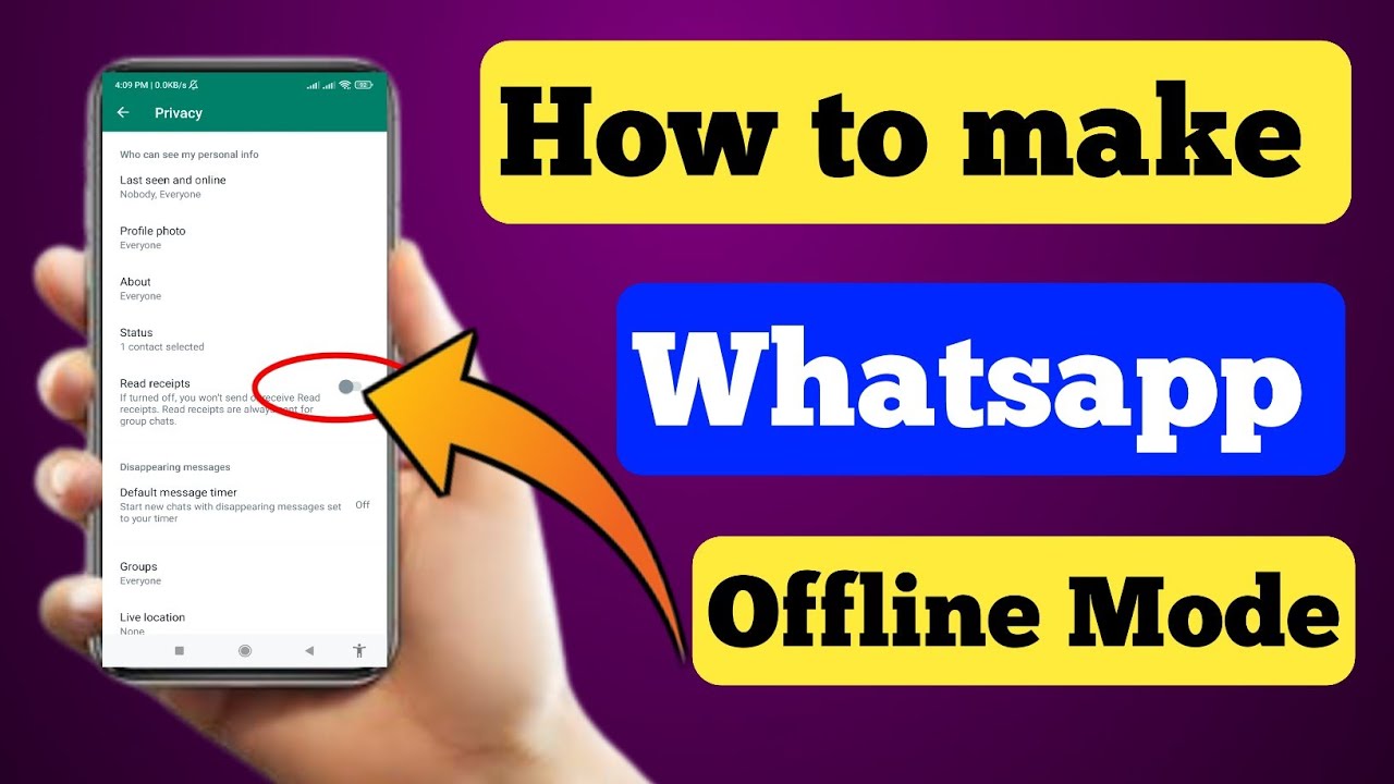 How To Appear Offline On Whatsapp | Whatsapp Offline Mode (2023) - YouTube