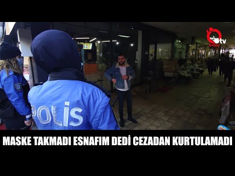 MASKE TAKMADI CEZA YEDİ