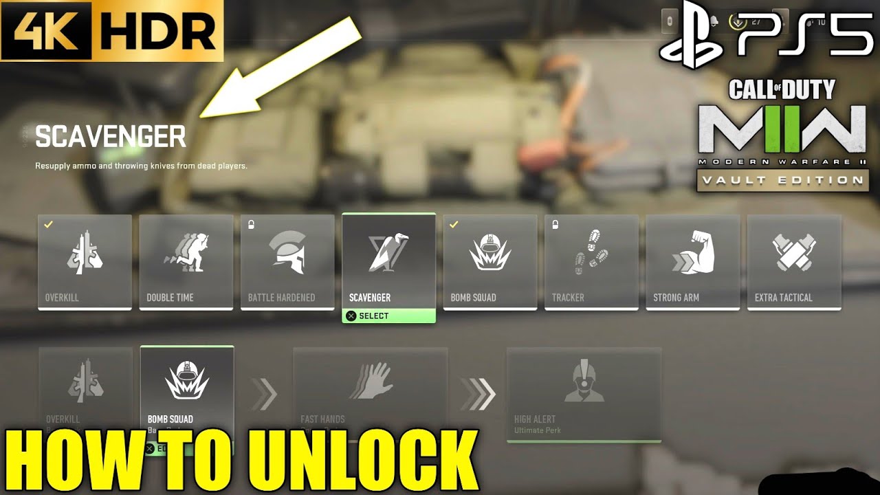 How to Unlock Scavenger Modern Warfare 2 How to Get Scavenger | MW2 ...