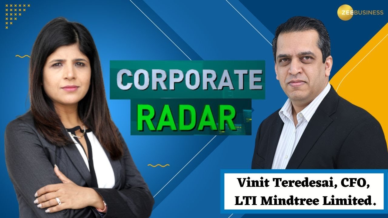 Corporate Radar : Vinit Teredesai, CFO, LTI Mindtree Limited In Talk With Zee Business - YouTube