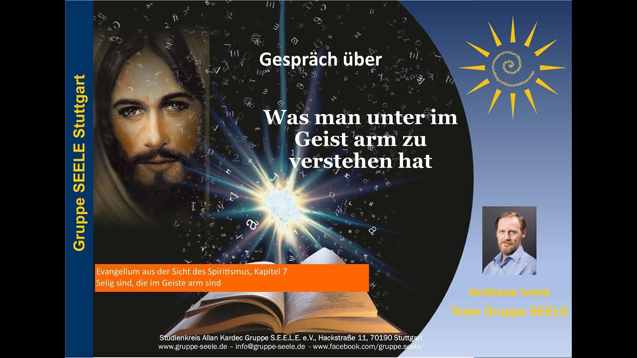 Was man unter "Im Geiste arm" verstehen soll - YouTube