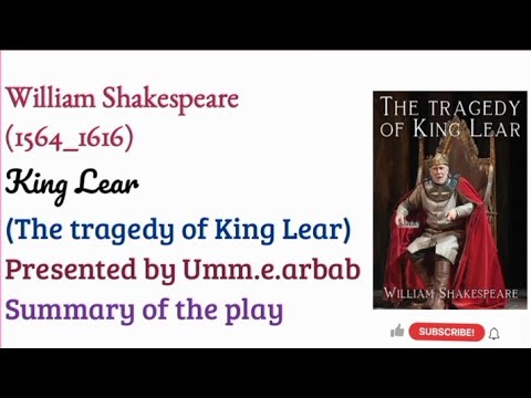 Summary of King Lear,characters,source, important facts, Analysis - YouTube
