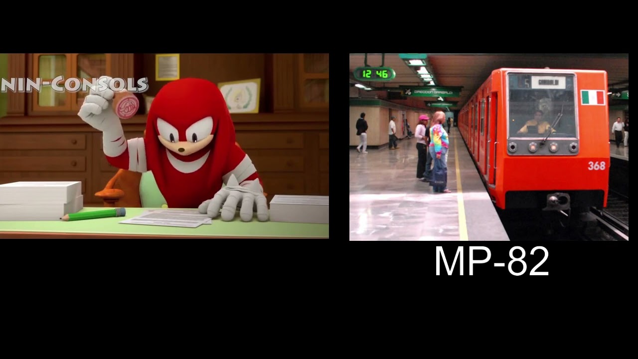 KNUCKLES APROBANDO TRENES DEL METRO DE LA CDMX PARTE 1 - YouTube