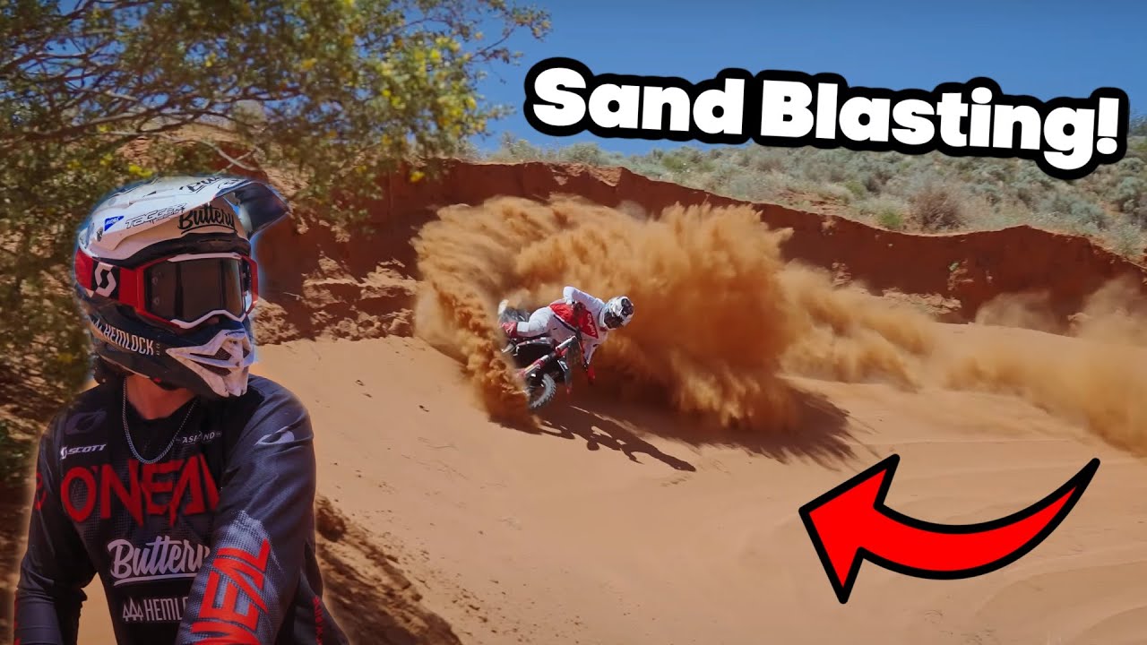 Riding Dirt Bikes With Buttery Films! - YouTube
