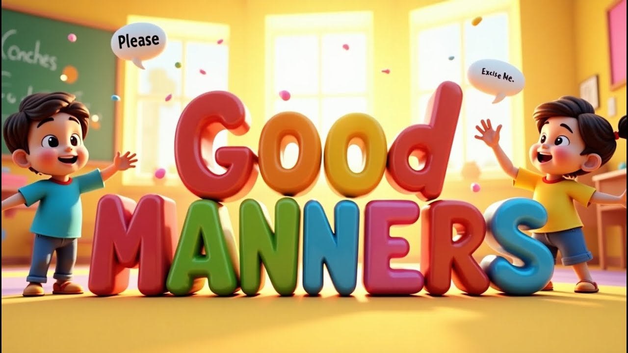 The Good Manners Song | Learn Manners for Kids | Please, Thank You ...