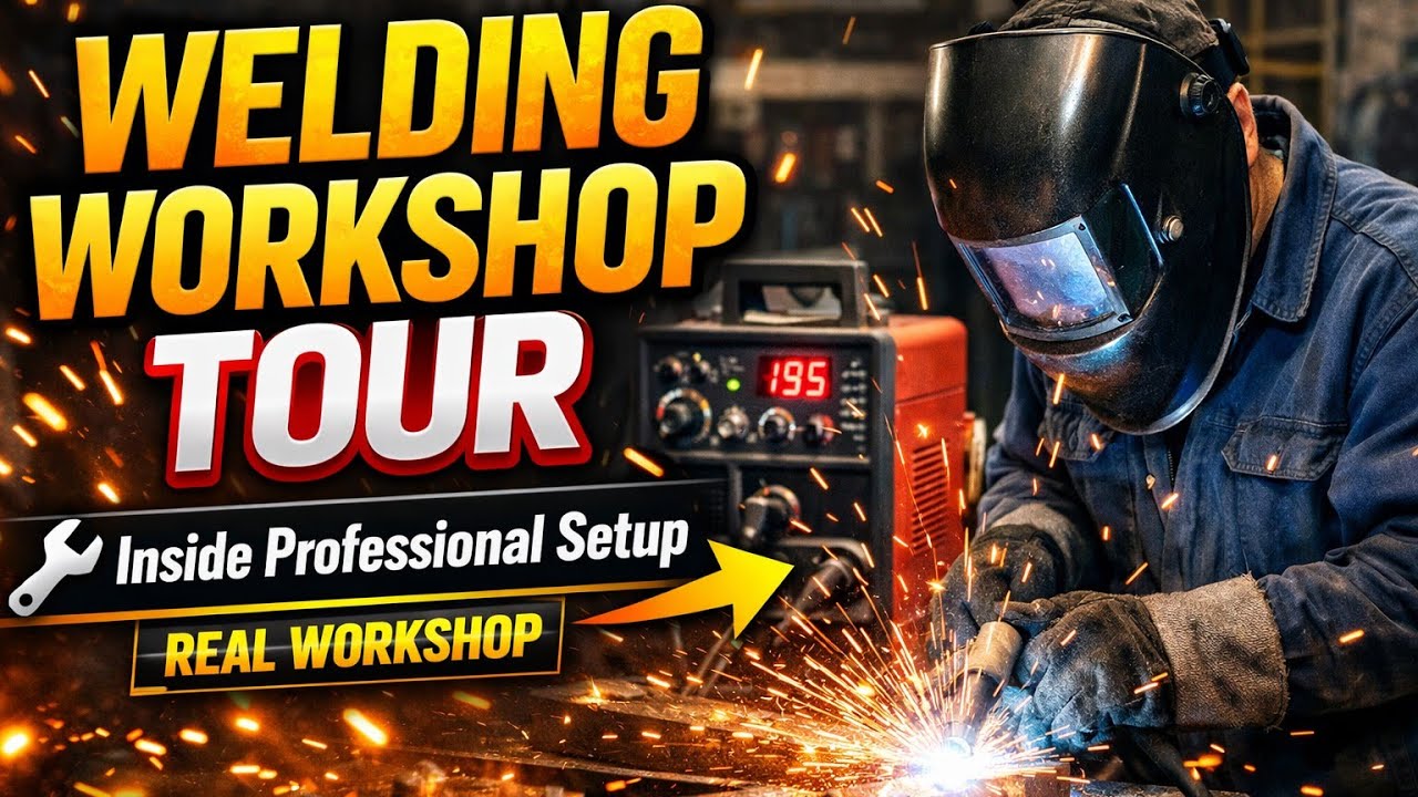 Welding Workshop Tour | Inside a Professional Welding Setup | Tools ...