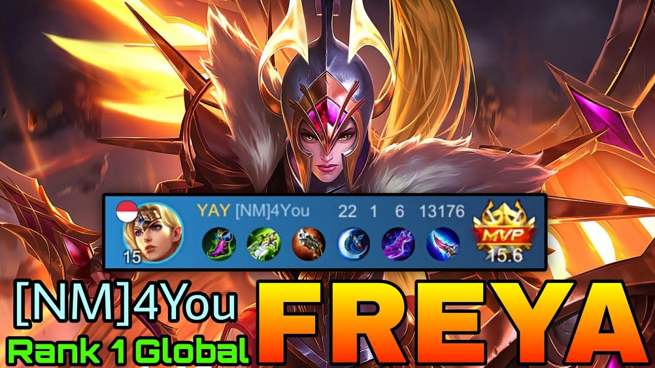 22 Kills! War Angel Freya Super Aggressive - Top 1 Global Freya by [NM ...
