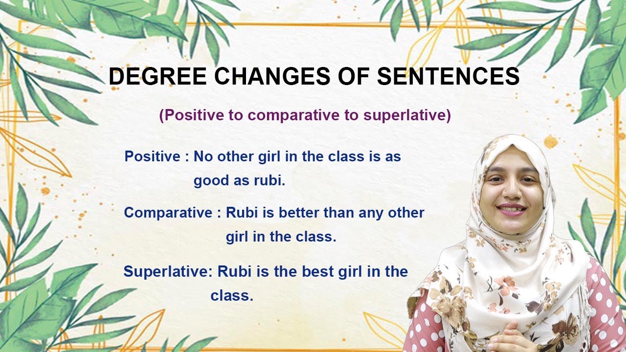 Degree Change Exercise with Answer Part 1 - YouTube