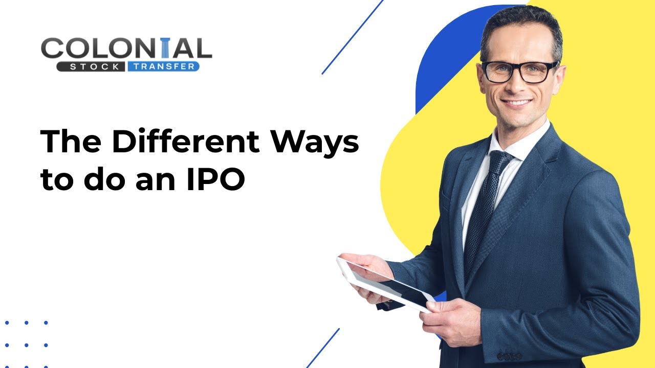 The Different Ways to do an IPO - YouTube