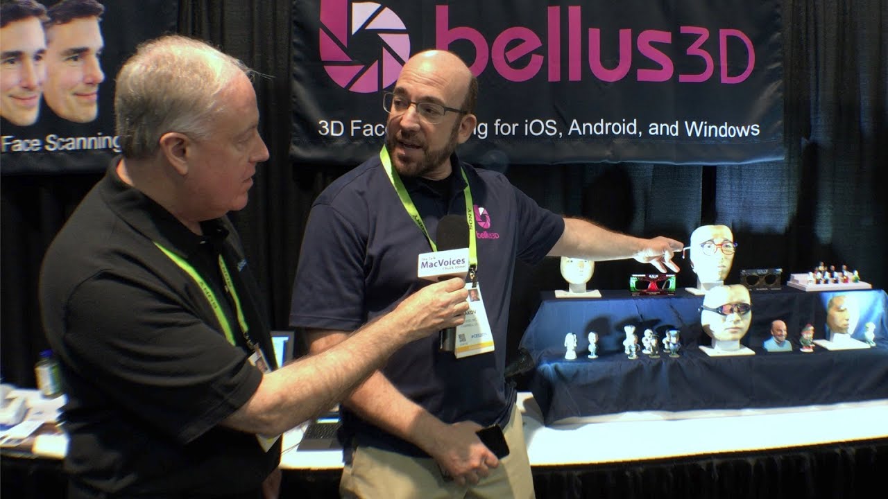 MacVoices #19074: CES - Bellus3D Can Scan Your Face With An iPhone For Various Uses - YouTube