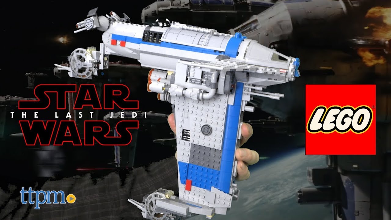 LEGO Star Wars: The Last Jedi Resistance Bomber 75188 from LEGO - YouTube